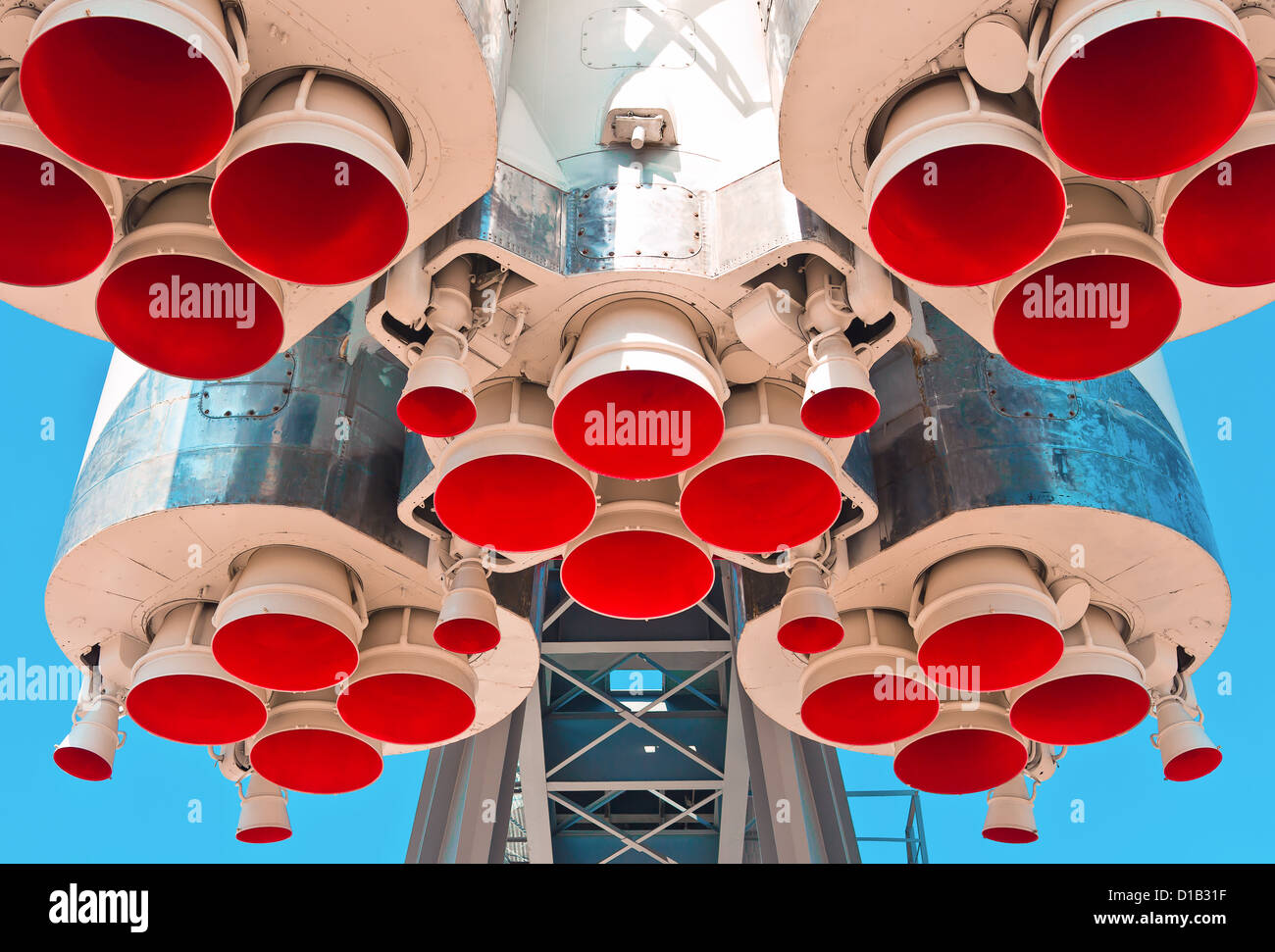Space rocket engine Stock Photo - Alamy