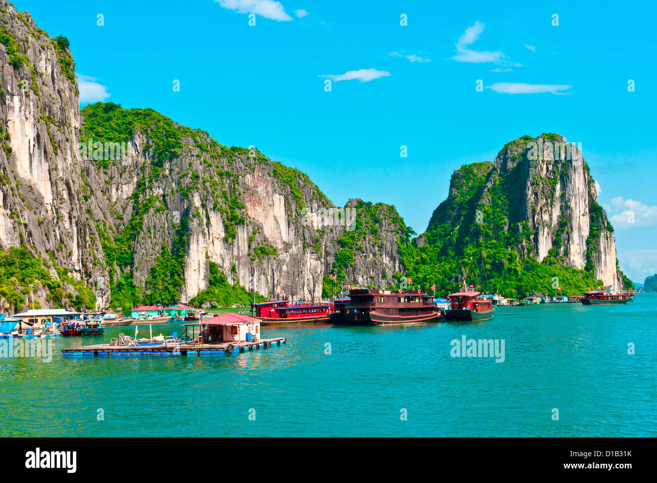 Village boat island hi-res stock photography and images - Alamy