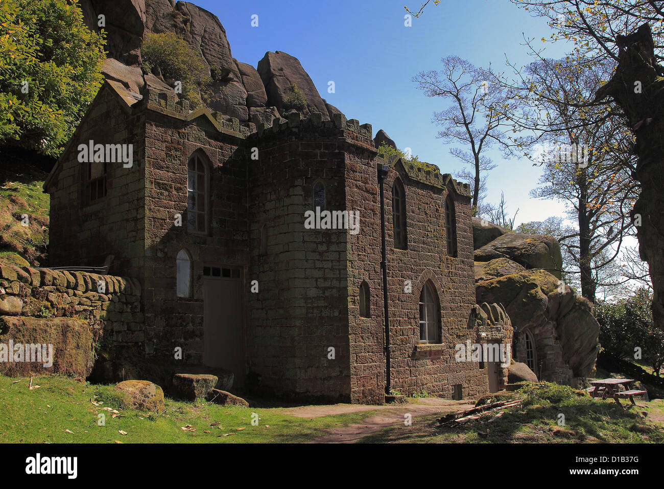 Spring View of Rock Hall Cottage which lies at the bottom of the ...