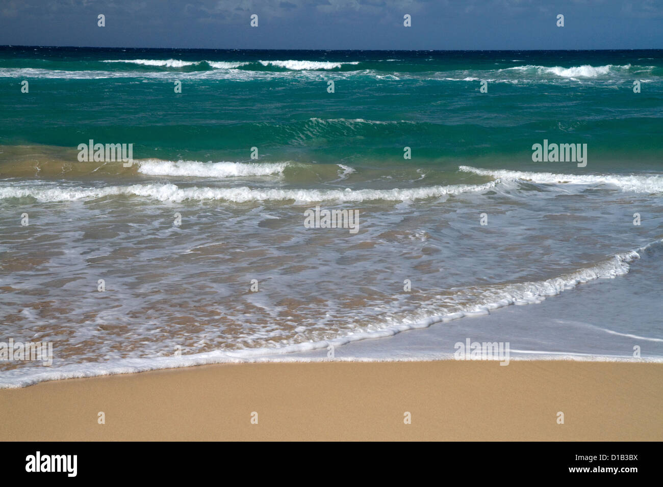 Polihale Beach and State Park located on the western side of the island ...