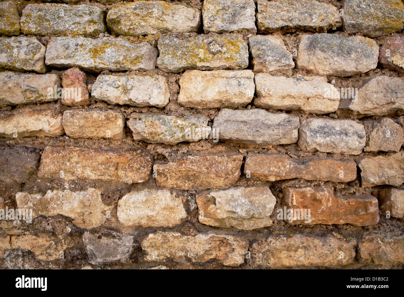 Medieval wall made of stones Stock Photo - Alamy