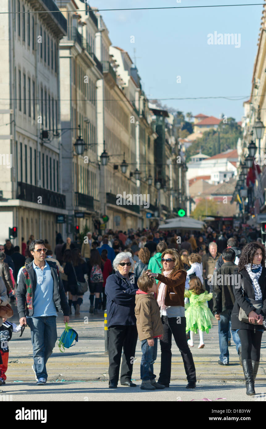 Portugal Carnival holiday. Lisbon Stock Photo - Alamy