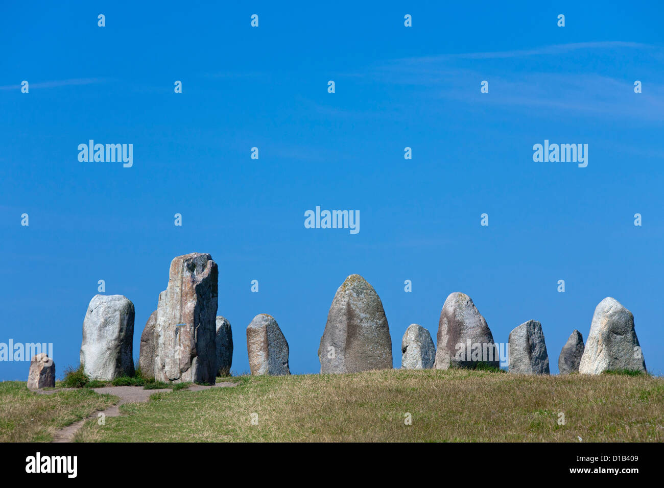 Ale's Stones / Ales stenar, megalithic stone circle monument ...