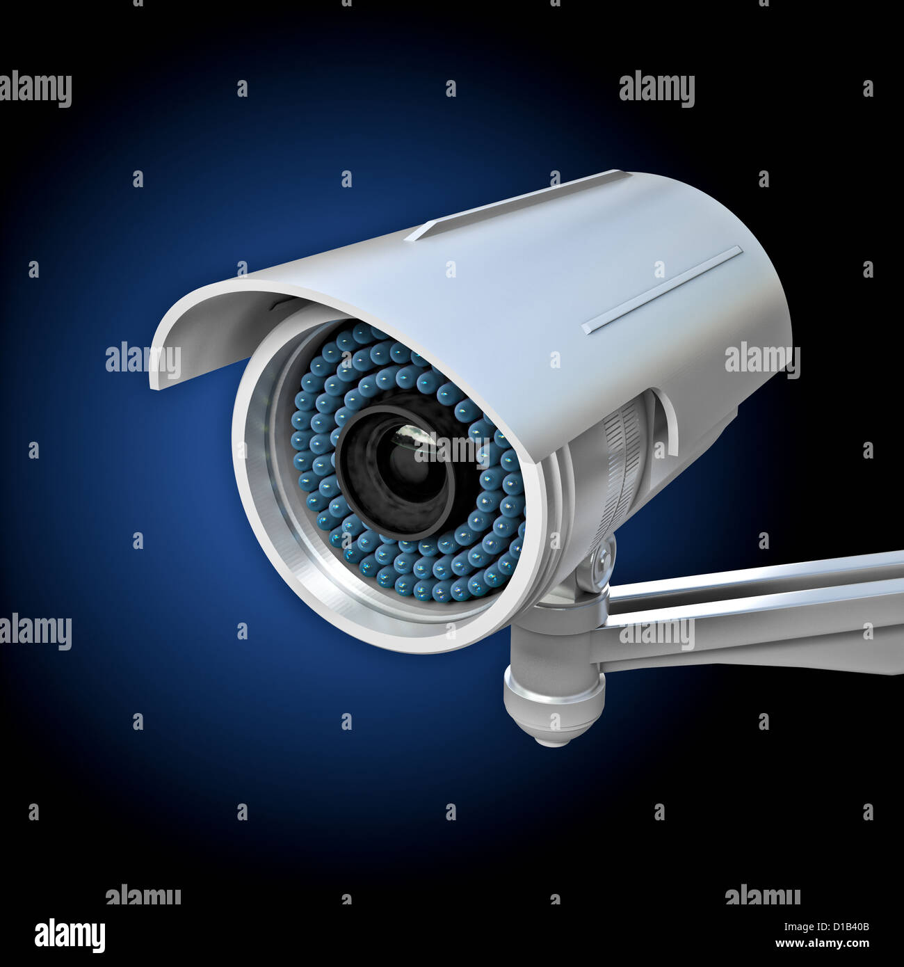 3d image of classic infrared cctv Stock Photo - Alamy