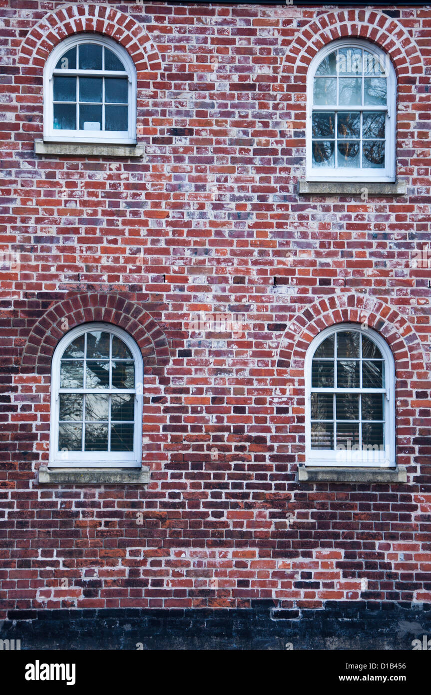 Re pointed brickwork on old building Stock Photo - Alamy