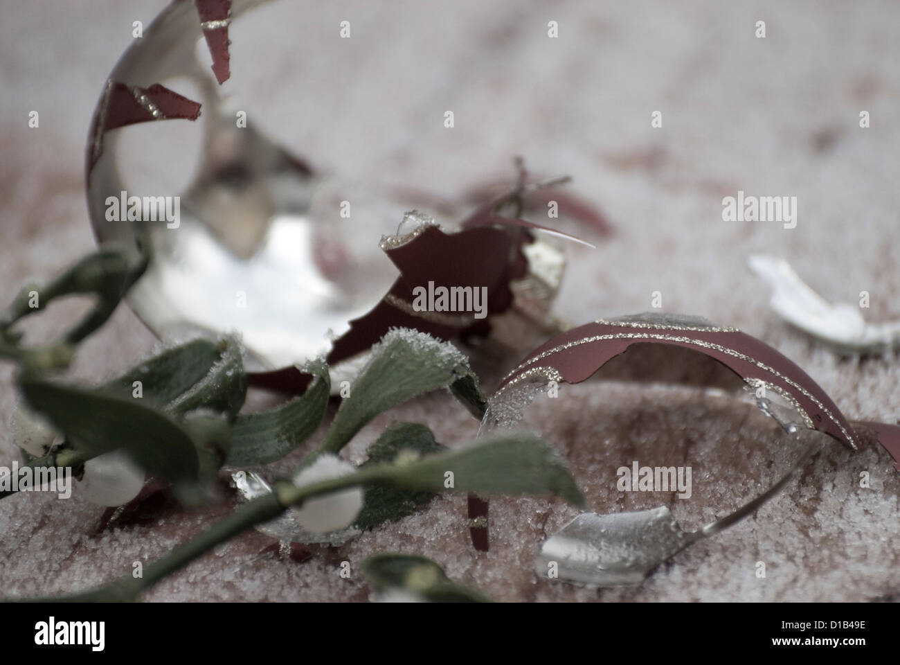 Smashed baubles hi-res stock photography and images - Alamy