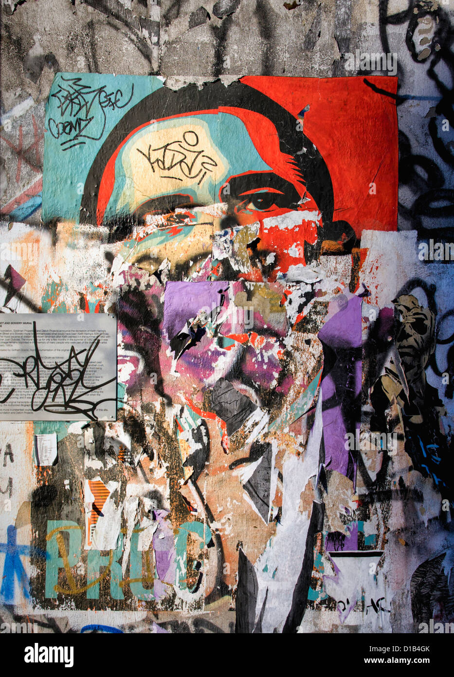 Defaced obama poster hi-res stock photography and images - Alamy