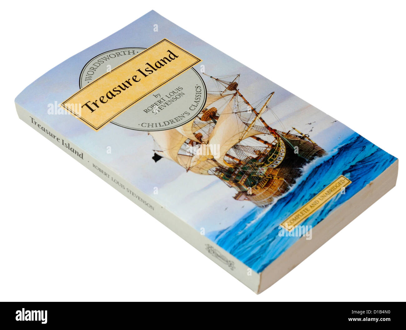 Treasure island book cover hi-res stock photography and images - Alamy