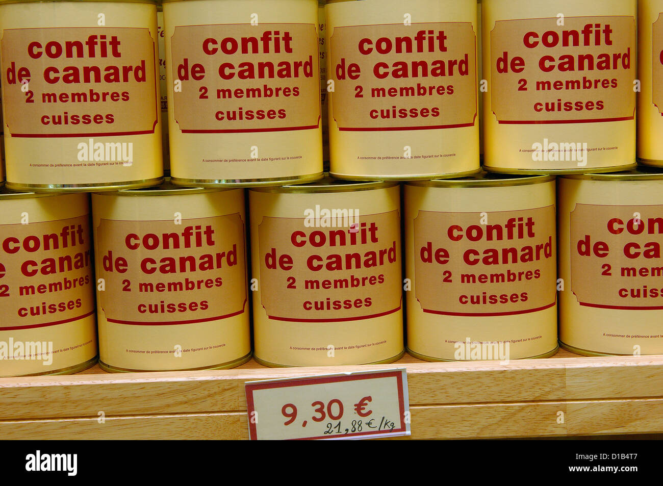 Canned products of Geese, Confit de Canard, Farm Geese, Rocamadour ...