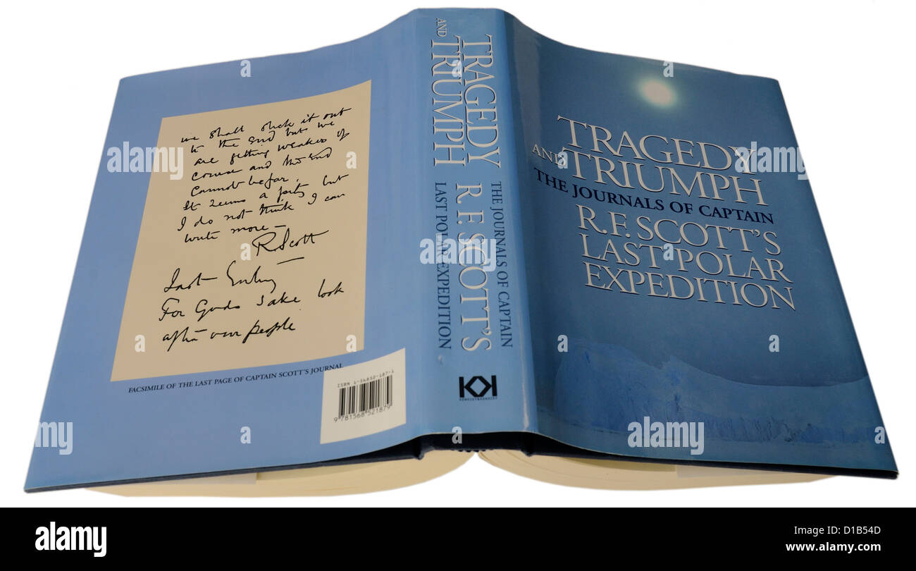 Robert scott diary hi-res stock photography and images - Alamy