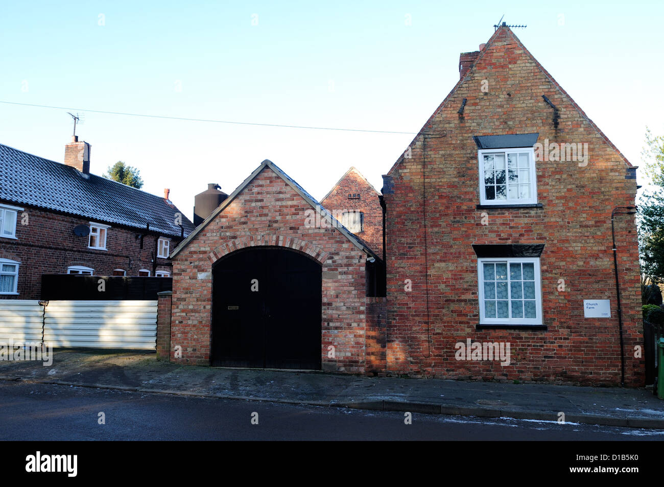 Laxton Village,Nottinghamshire .Crown Estate Farm Stock Photo - Alamy