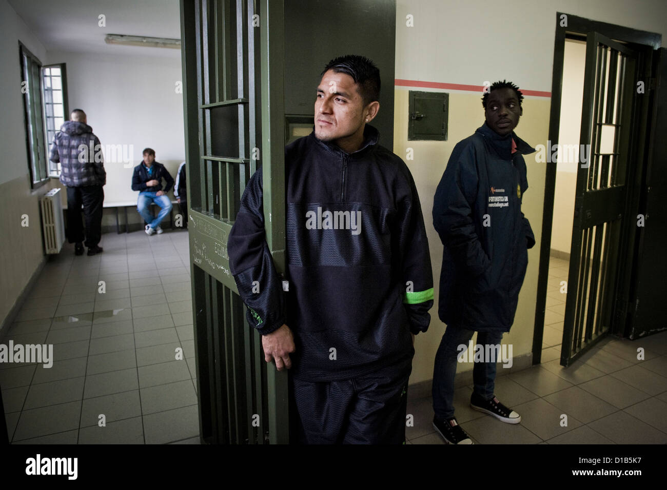 Italy, Bollate prison, daily life in the prison Stock Photo - Alamy