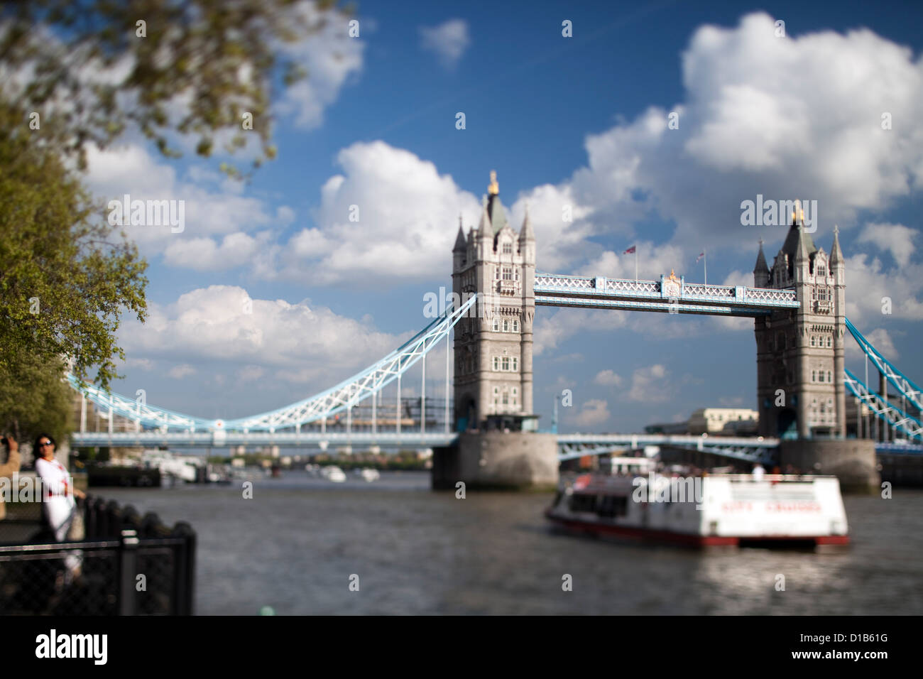 London, UK, Tower Bridge over the Thames Stock Photo - Alamy