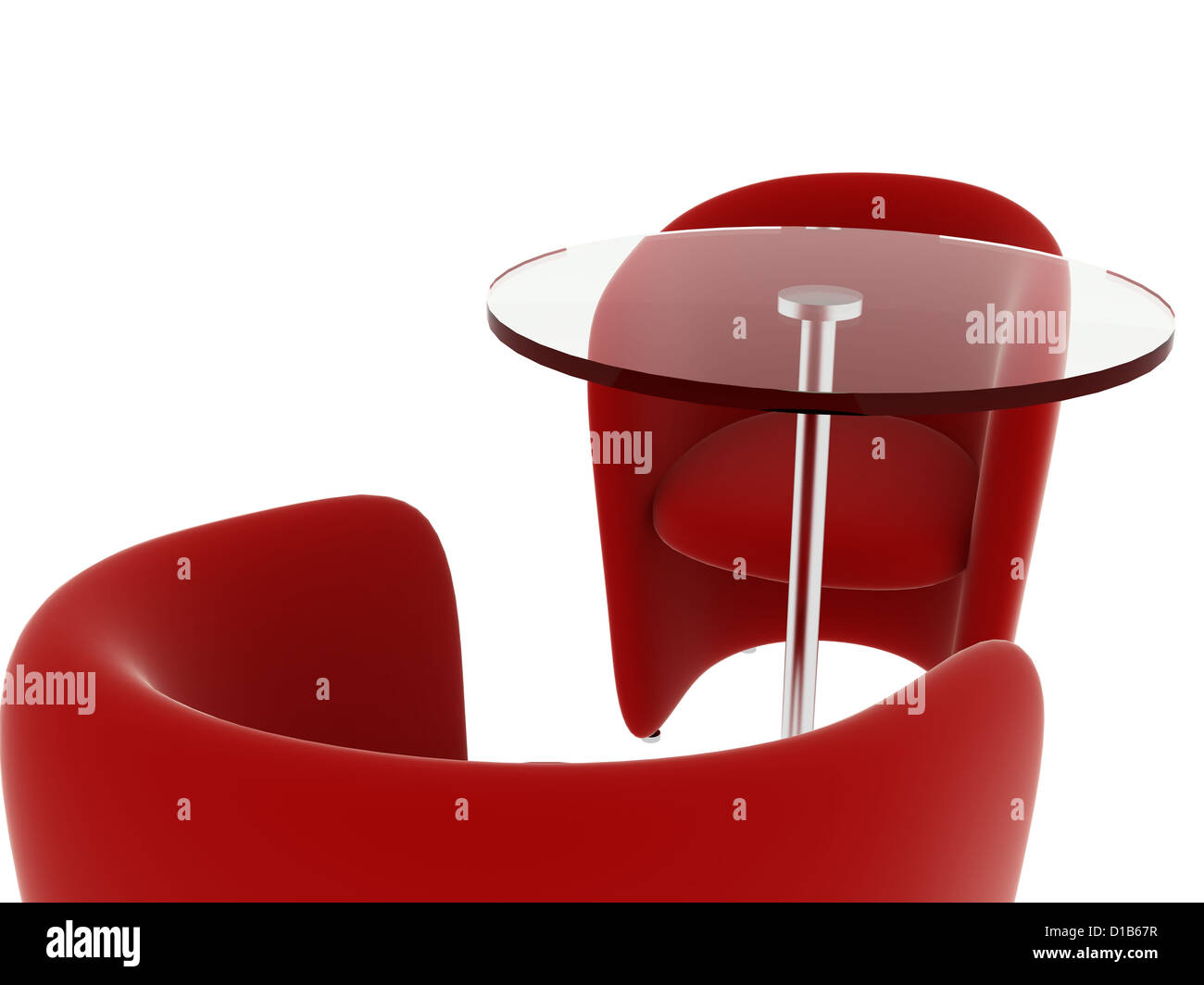 Soft Chair Set - Isolated Objects Series Stock Photo - Alamy