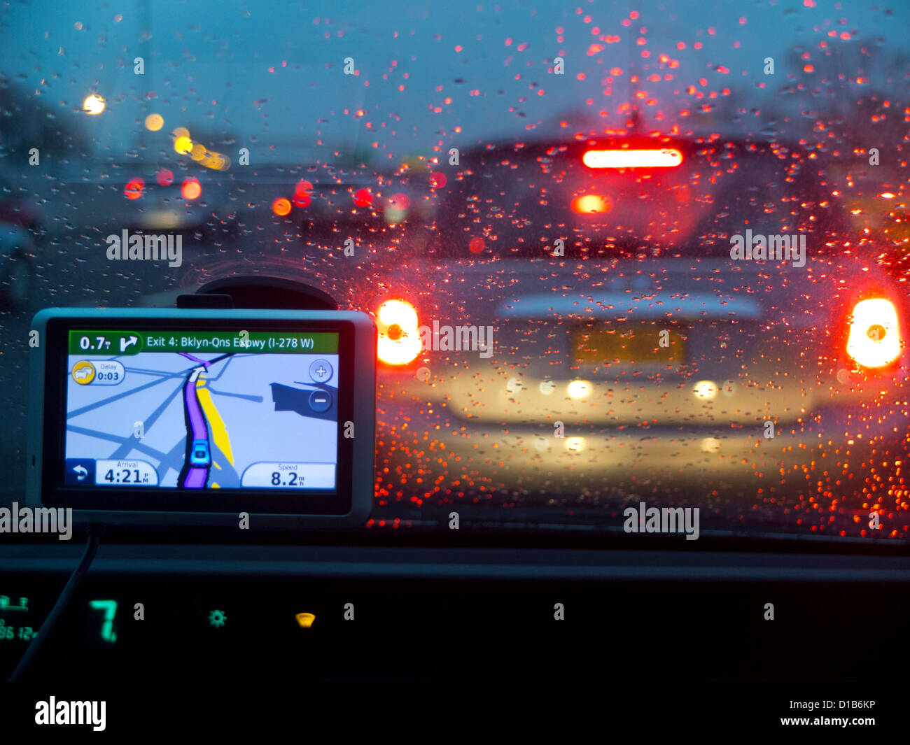 Dash board in car lights hi-res stock photography and images - Alamy