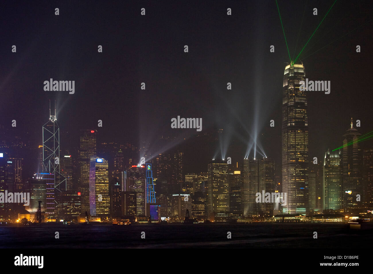 The View of Hong Kong Island from Kowloon, Hong Kong, China Stock Photo ...