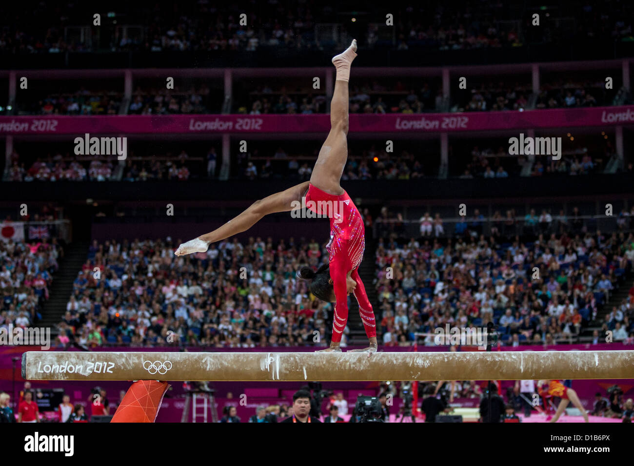 Gymnastik Gabby Douglas Beam