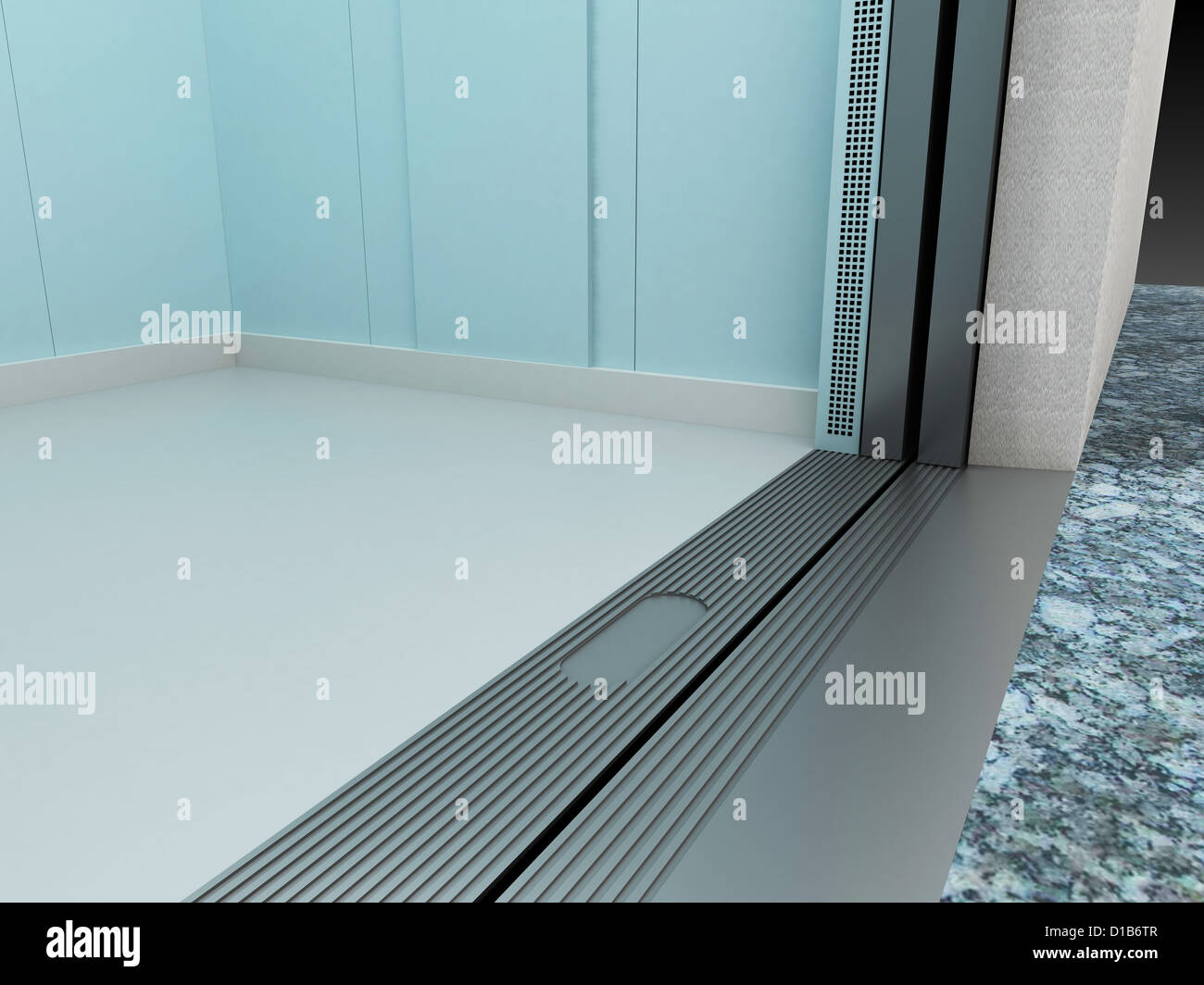 Elevator Interior . Computer Art 3D Series Stock Photo - Alamy