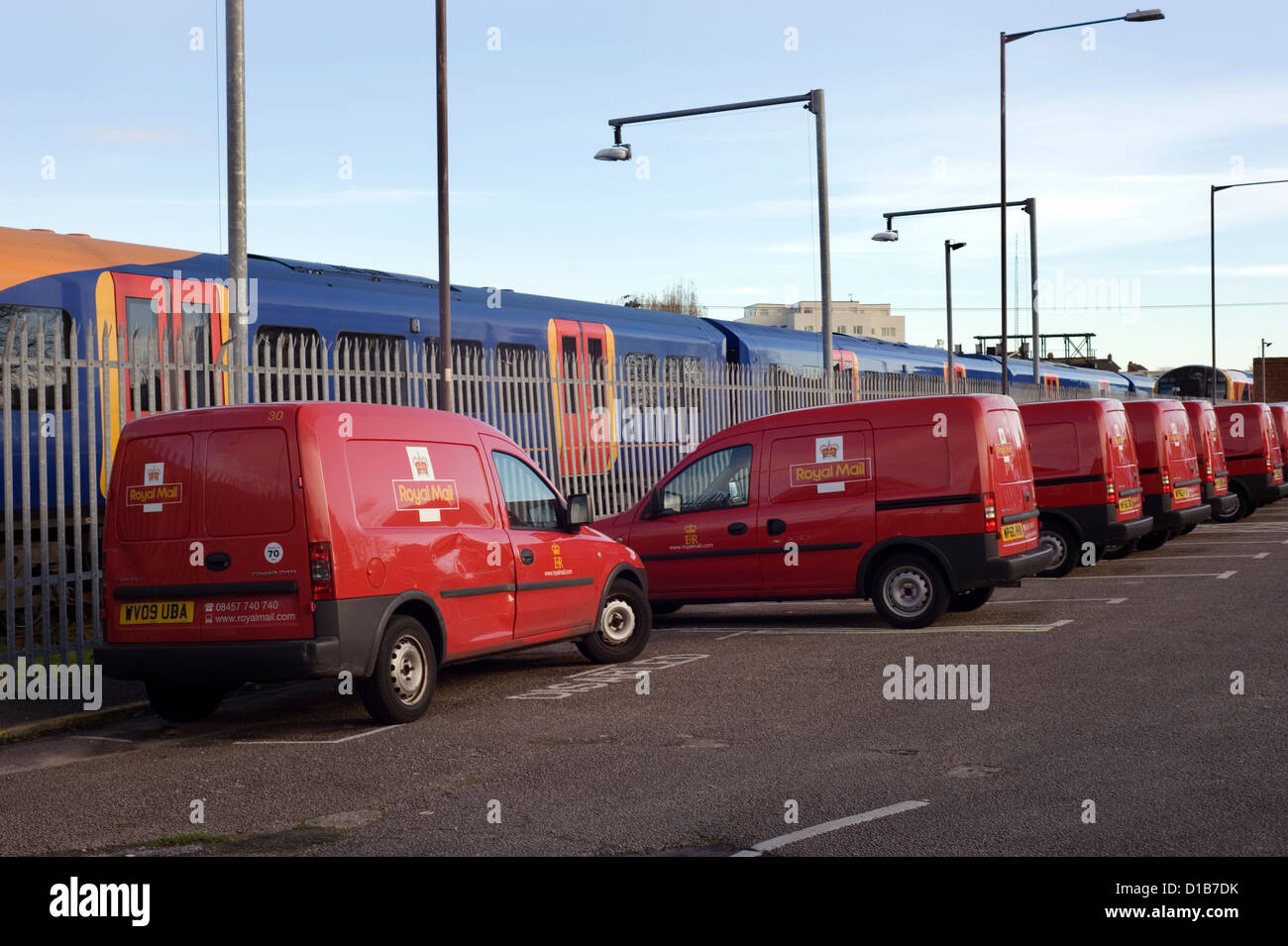 Post office delivery vans hi-res stock photography and images - Alamy