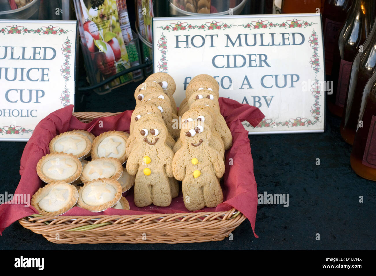 gingerbread men and mince pies at the victorian festival of christmas ...