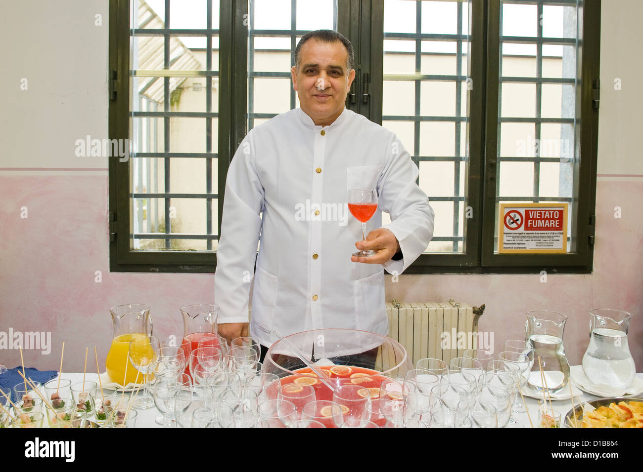 Italy, Bollate, penitentiary of Milan. Hotel school Stock Photo - Alamy