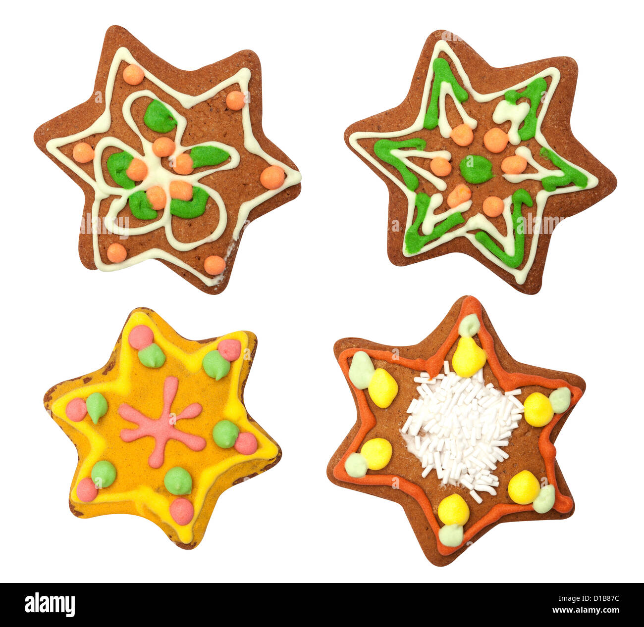 Gingerbread with cut out star hi-res stock photography and images - Alamy