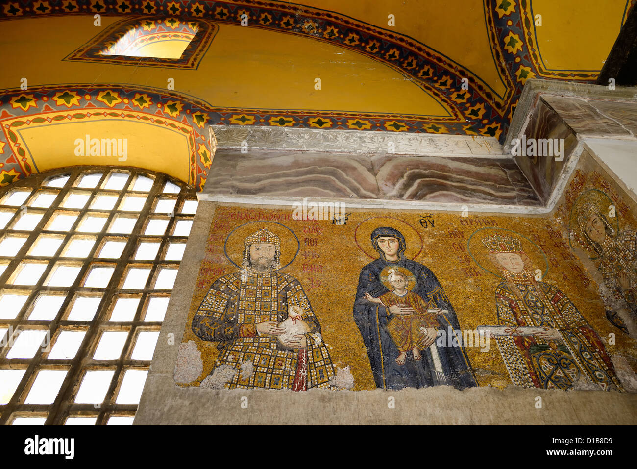 Empress irene mosaic hagia sophia hi-res stock photography and images - Alamy
