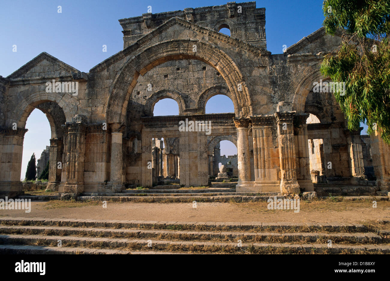 Byzantine church of St Simeon Stylites 5th century, Qallat Semaan ...