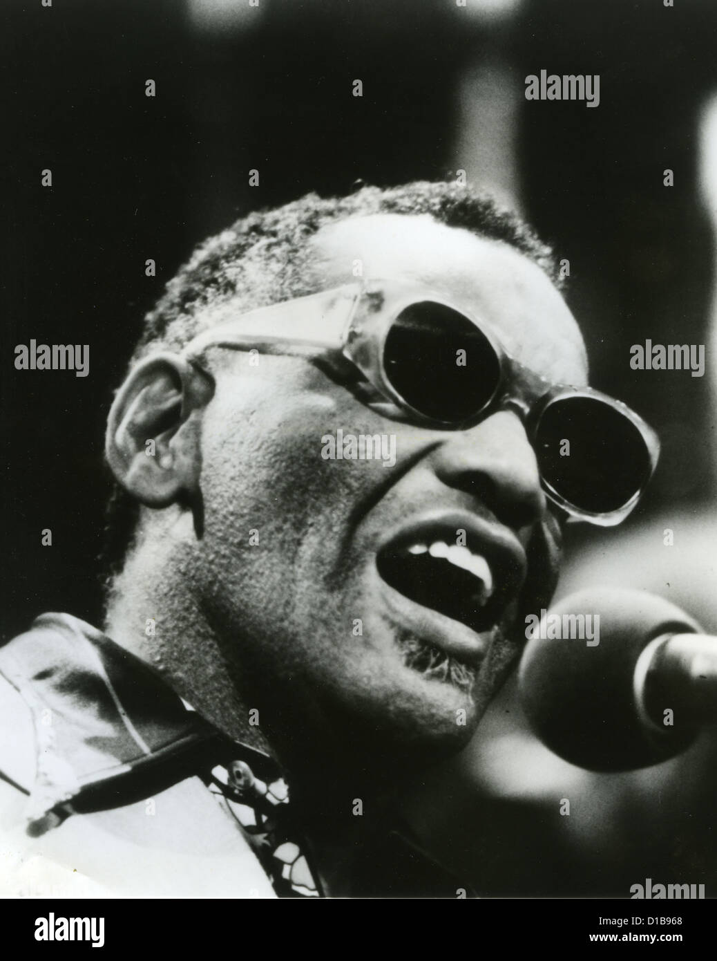RAY CHARLES (1930-2004) Promotional photo of US jazz musician about ...