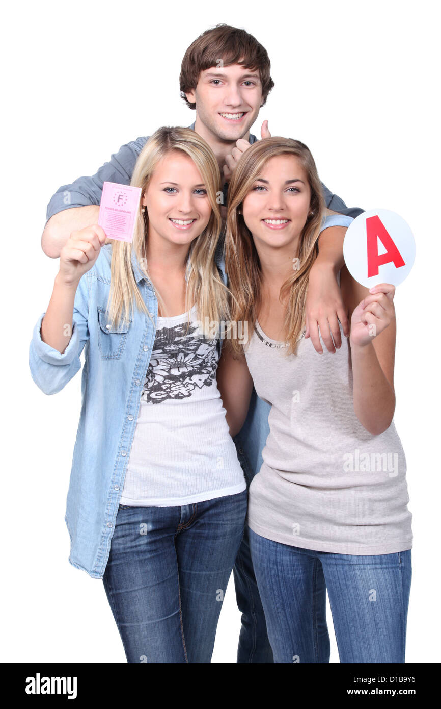 Just passed driving test hi-res stock photography and images - Alamy