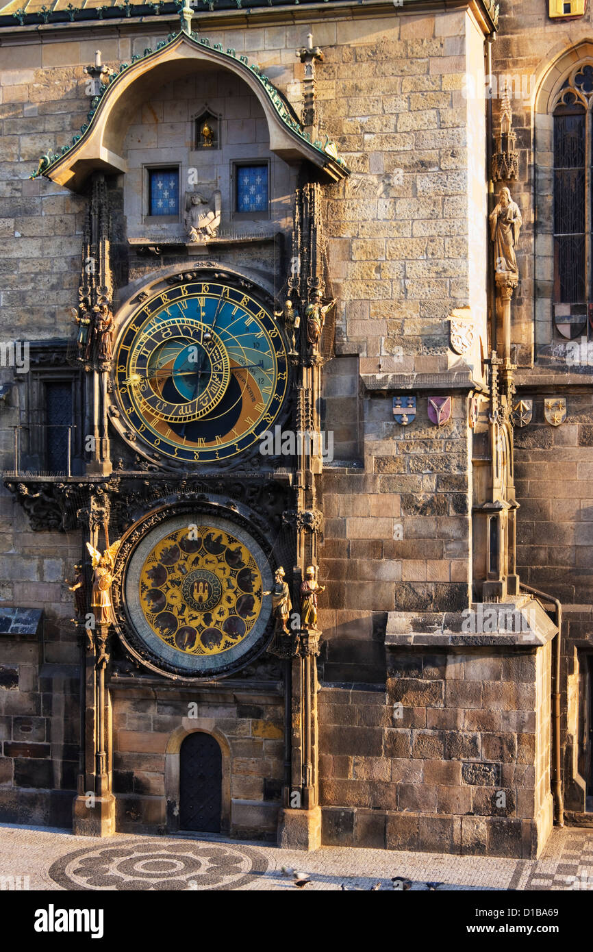 Old Town Hall Clock Stock Photo - Alamy