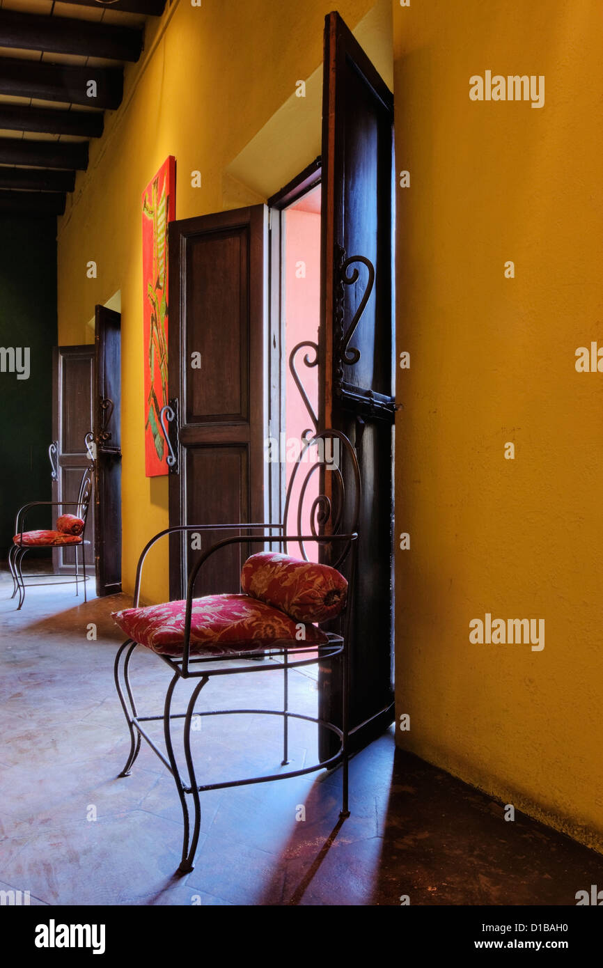 Interior Room with Chairs Stock Photo - Alamy