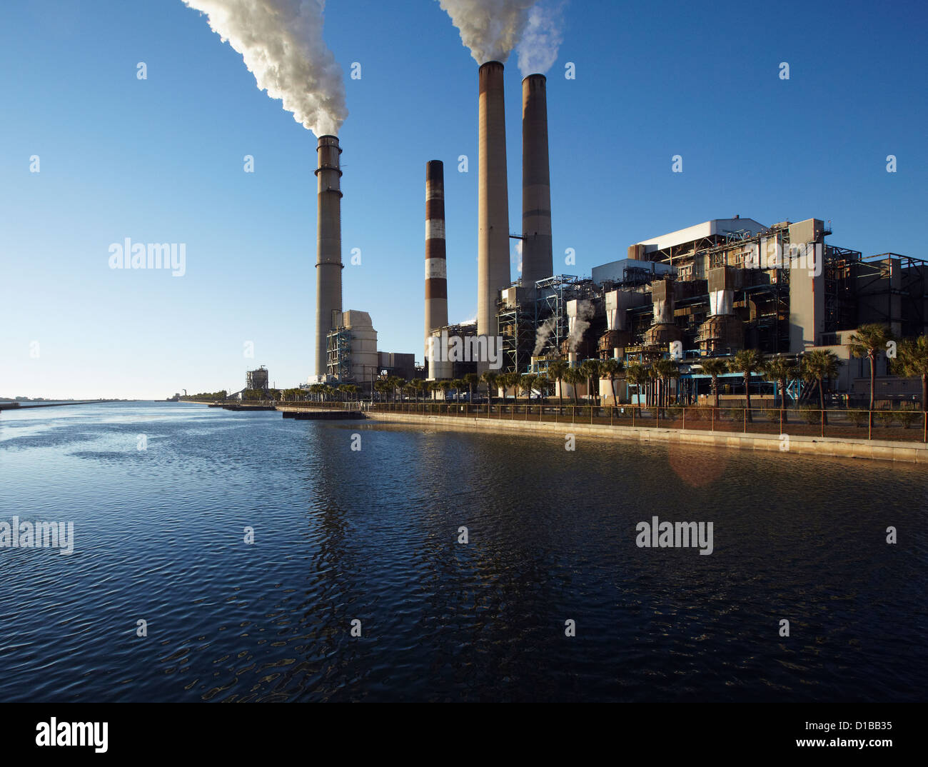 Smoke Rising From Smokestacks Stock Photo - Alamy