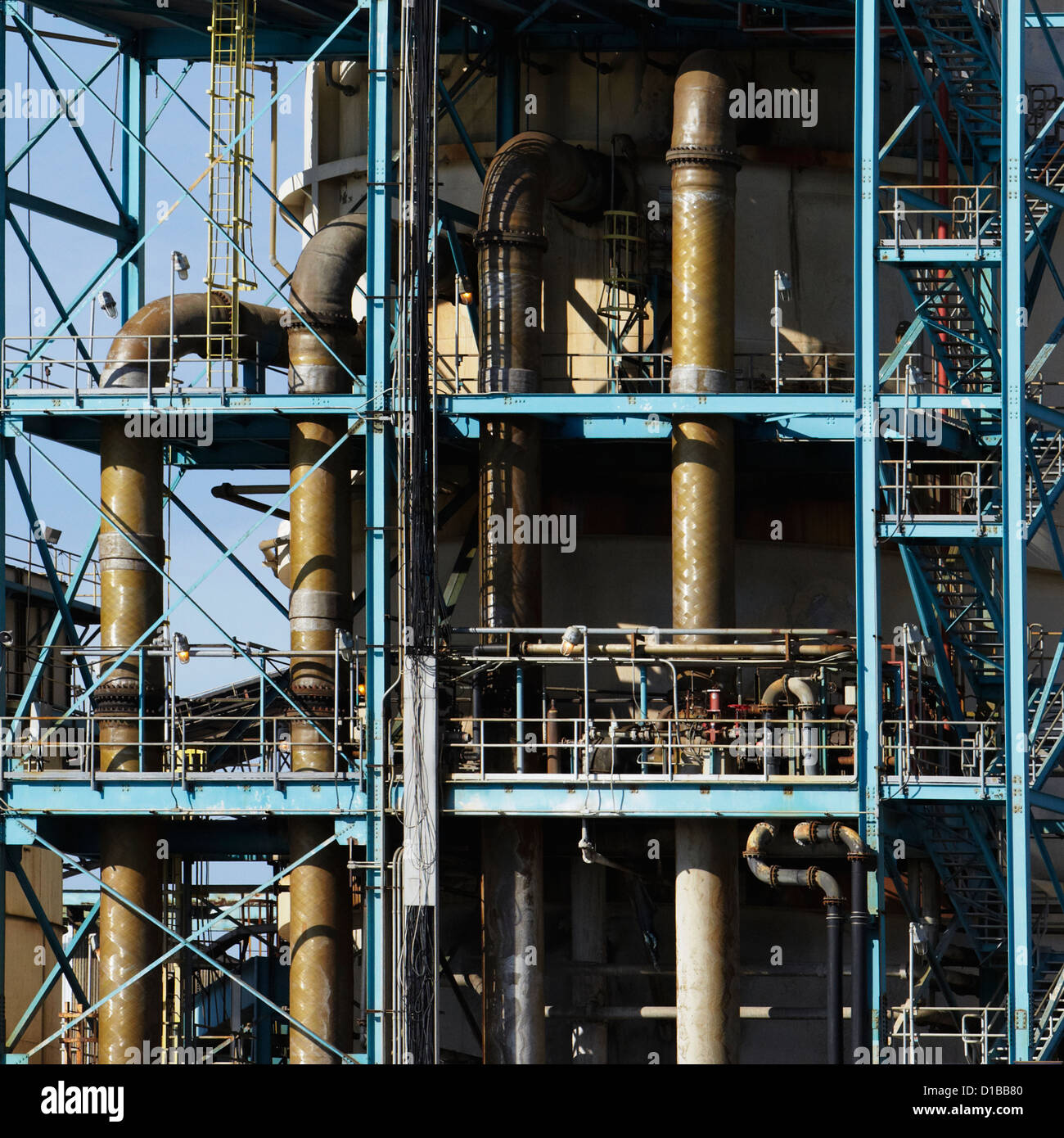 Piping System At A Power Station Stock Photo - Alamy