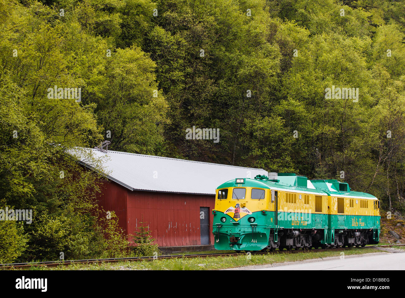 White pass railroad engine hi-res stock photography and images - Alamy