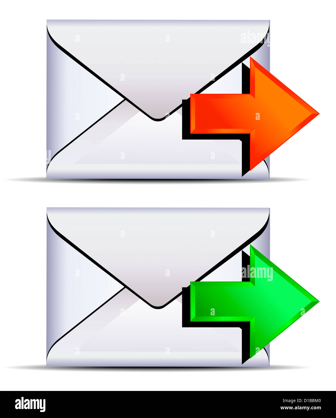 Sent symbol Cut Out Stock Images & Pictures - Alamy