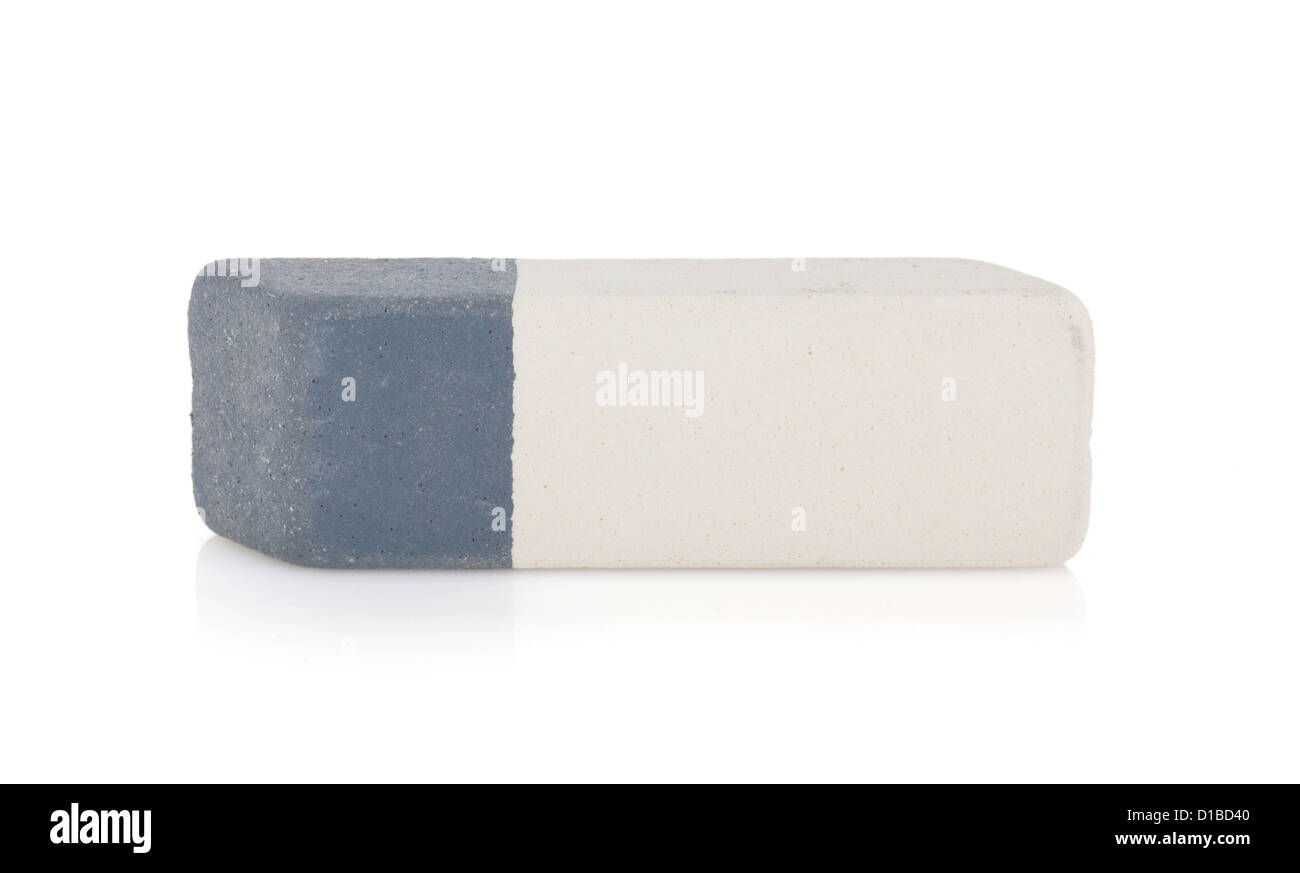 Eraser. Isolated on white background Stock Photo - Alamy