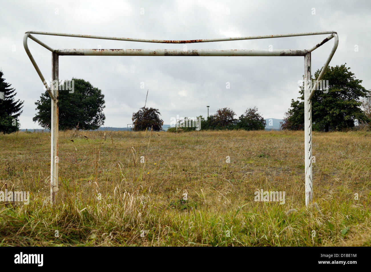 Summer football goals hi-res stock photography and images - Alamy
