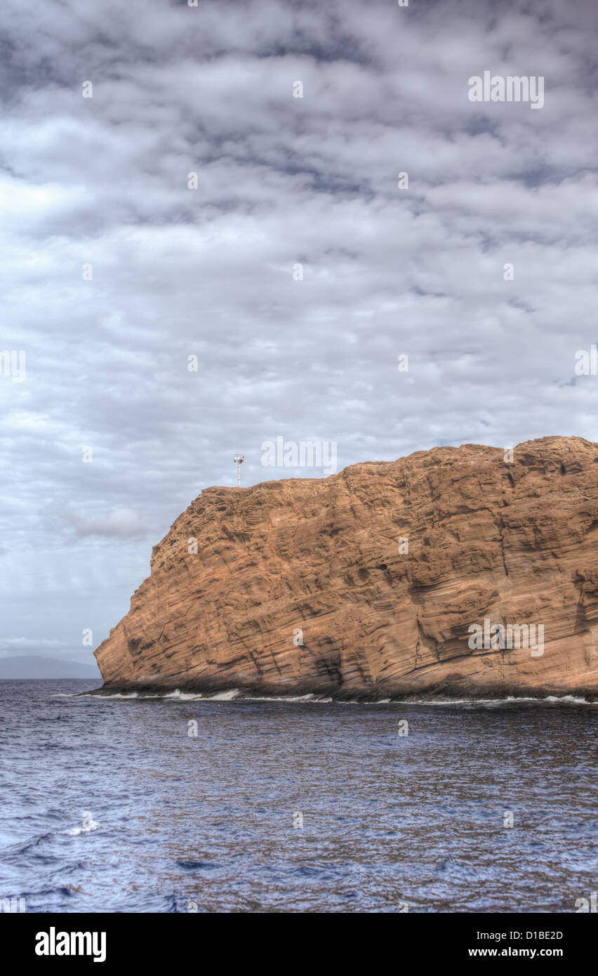 Molokini Island bird sanctuary off the shore of Maui, Hawaii Stock ...