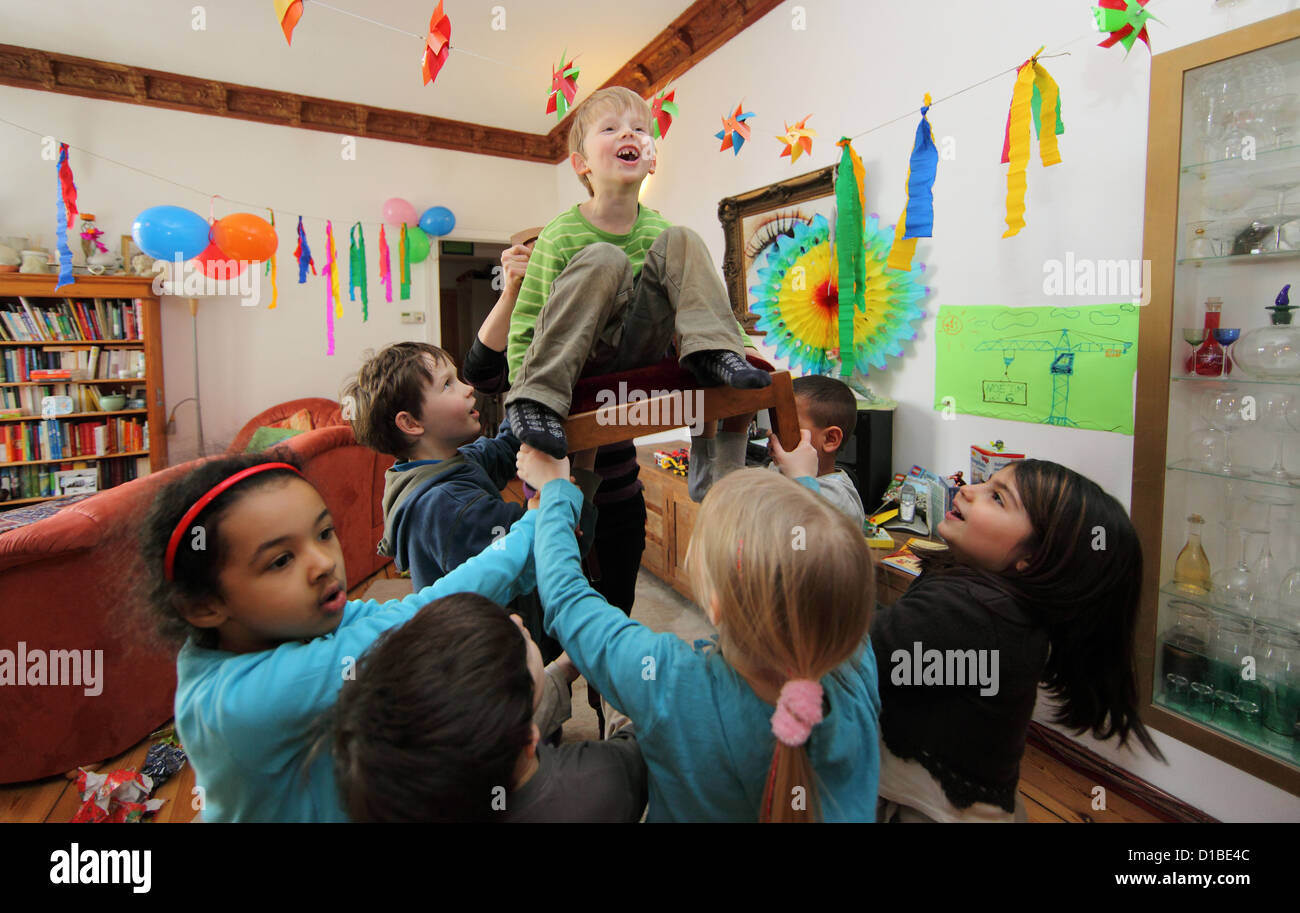 Berlin, Germany, children celebrate the birthday child Stock Photo - Alamy