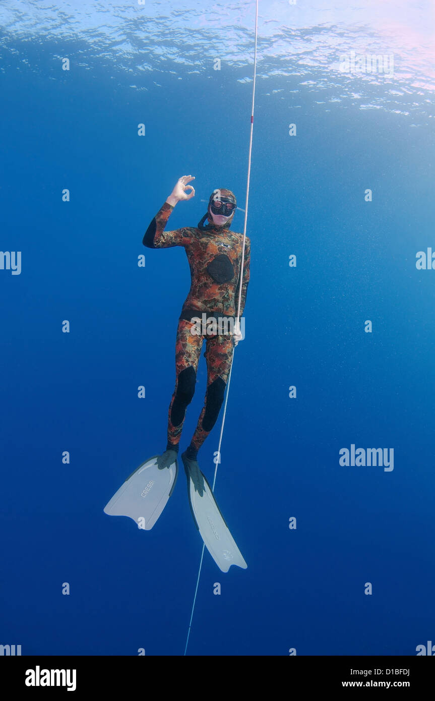 Freediver, Mediterranean Sea, Kash, Turkey Stock Photo - Alamy