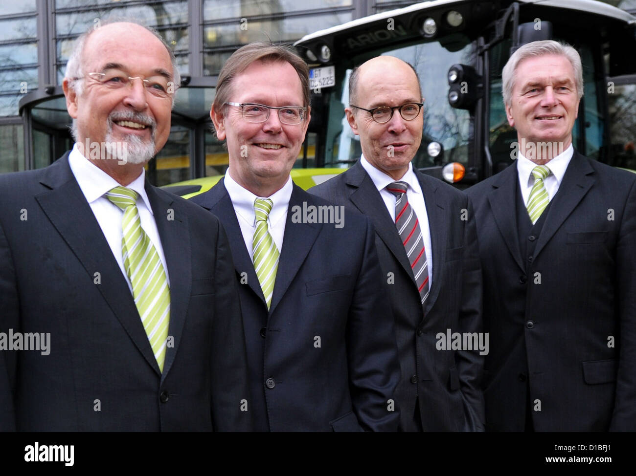 Members of the management of the agricultural machinery manufacturer ...