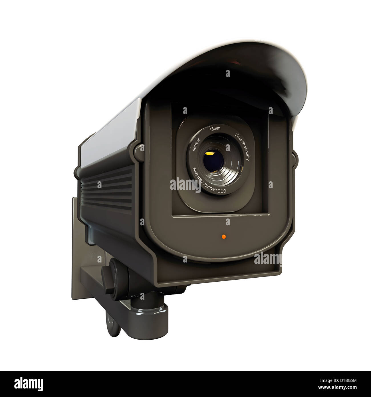 security camera isolated on white background Stock Photo - Alamy