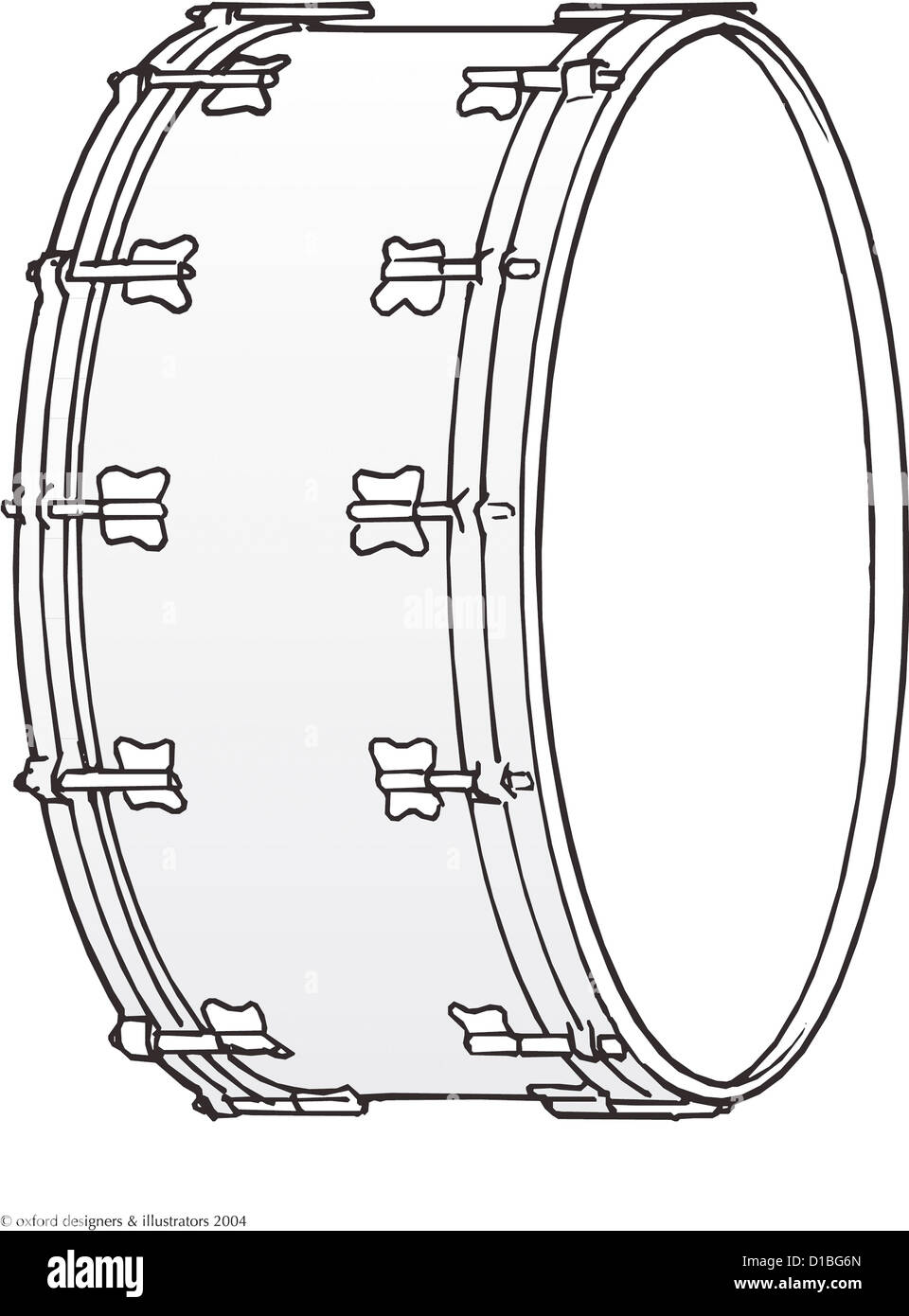 Bass Drum Drawing