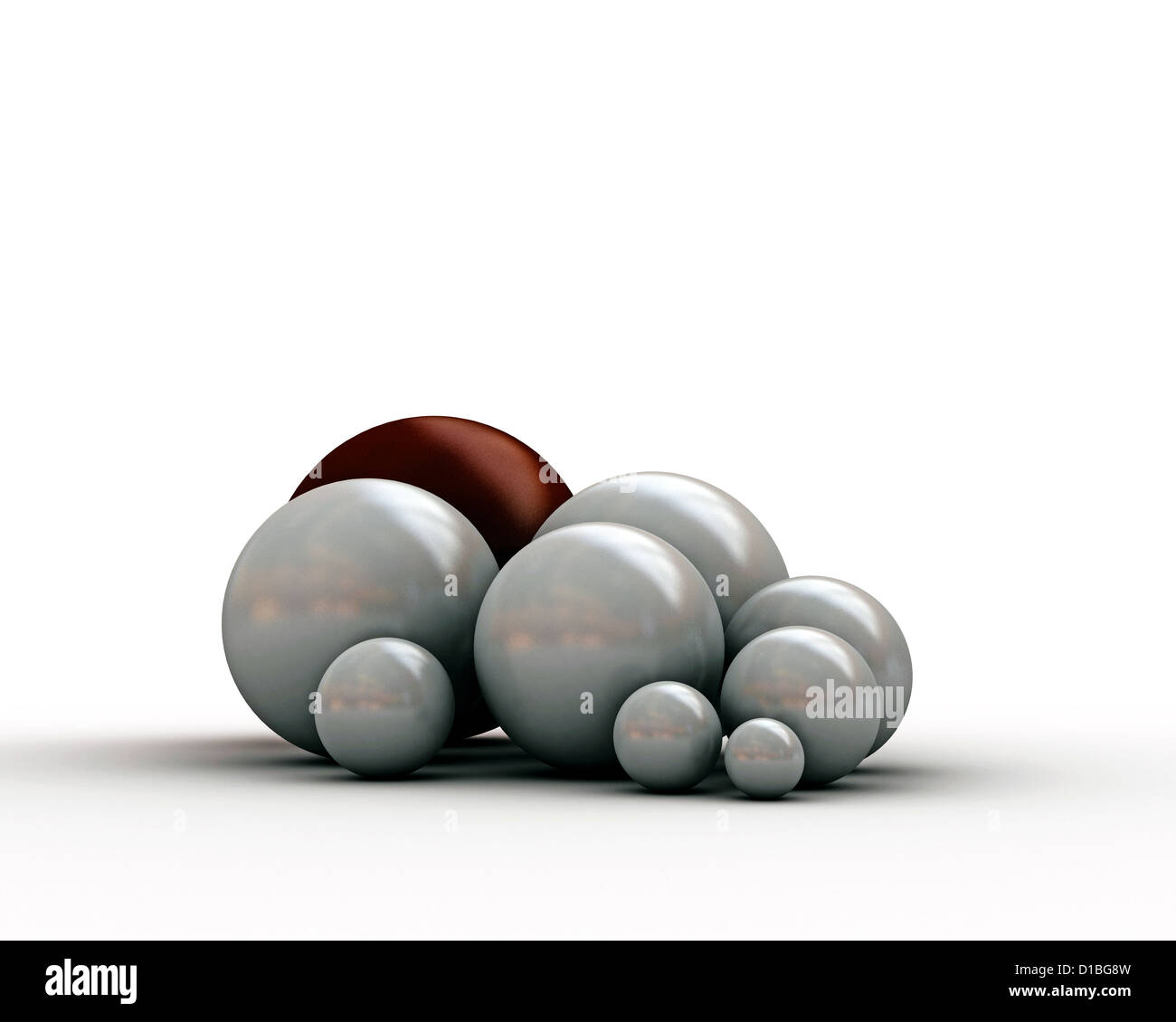 spheres isolated on white background Stock Photo - Alamy