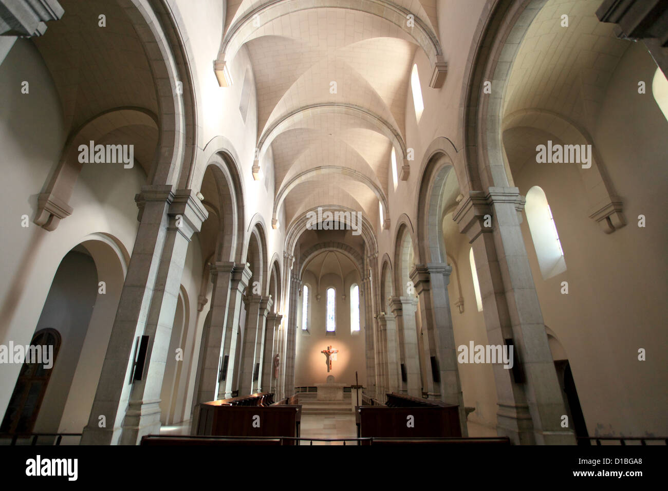 The monastery of the Saint Honorat island near Cannes, Alpes-Maritimes ...