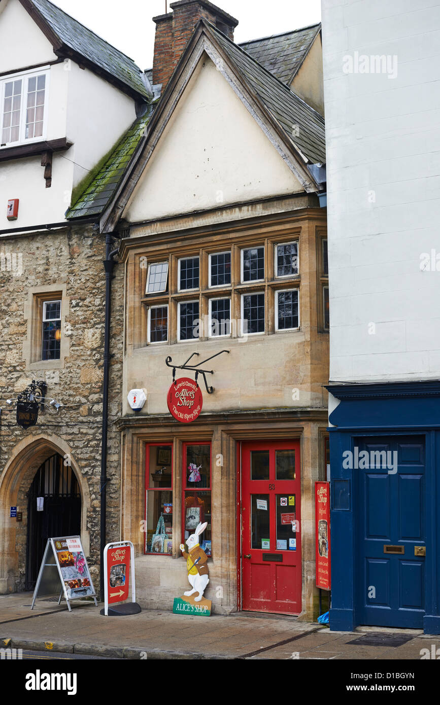 The alice shop oxford hi-res stock photography and images - Alamy