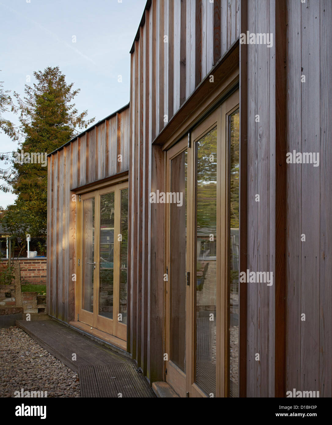 The Timber Fin House, London, United Kingdom. Architect: Neil Dusheiko ...
