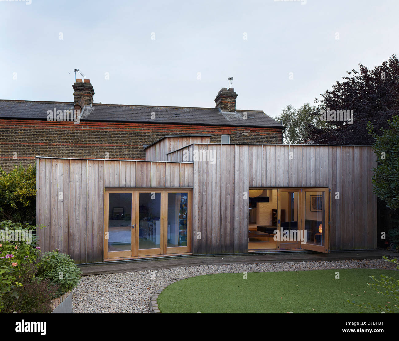 The Timber Fin House, London, United Kingdom. Architect: Neil Dusheiko ...