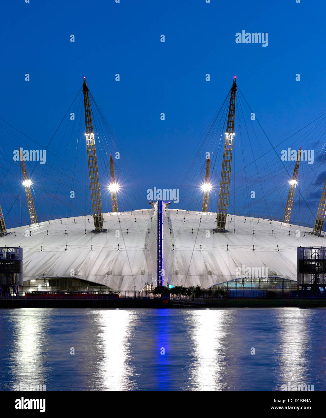 Up at the O2'- High level walkway over the Millenium Dome London United ...